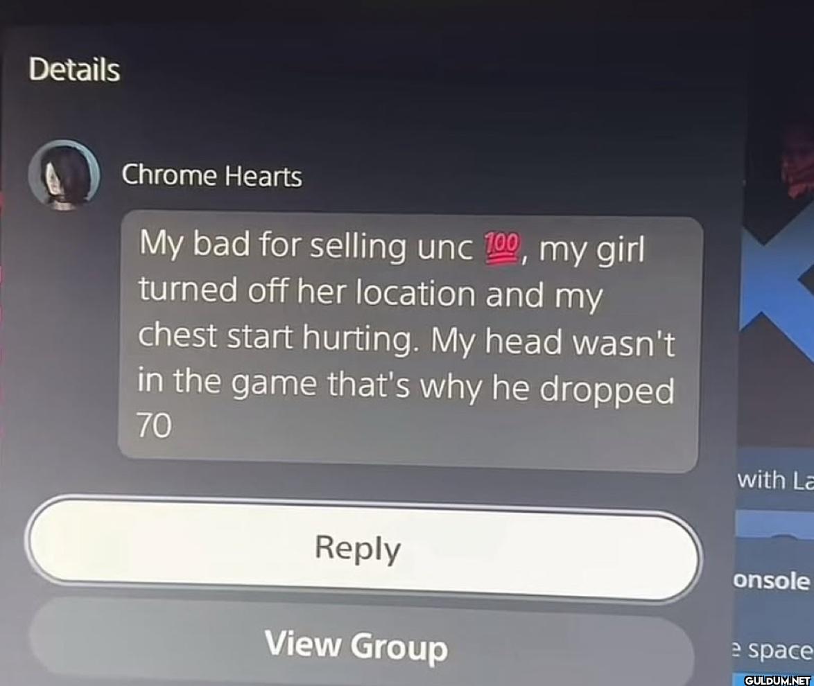 Details Chrome Hearts My bad for selling unc 100, my girl turned off ...