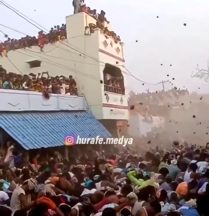 There is a cow poop fight held in India every year to celebrate the end ...