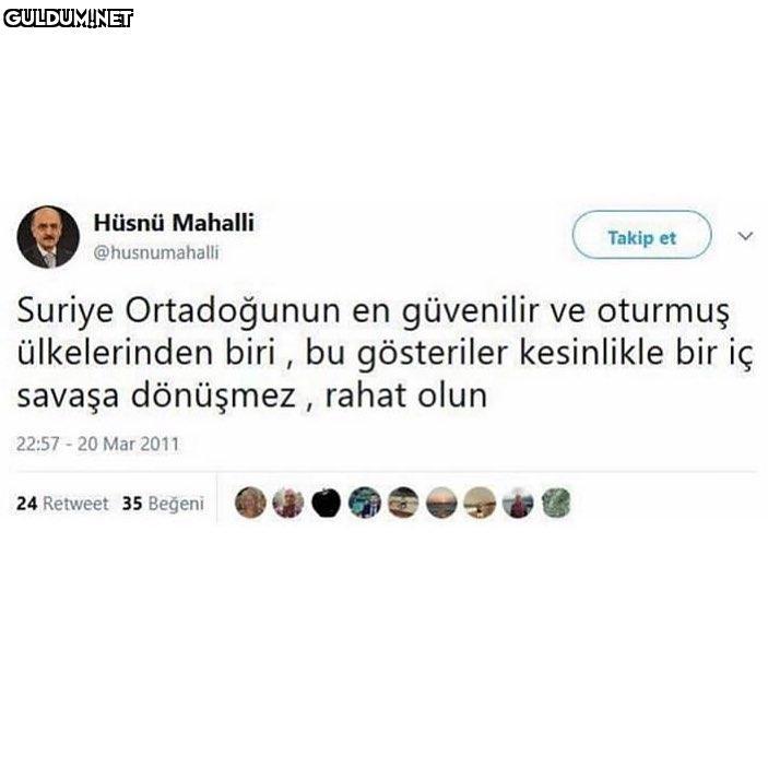 Hüsnü Mahalli - Suriye Ortadoğunun en güvenilir ve oturmuş ülkelerinden ...