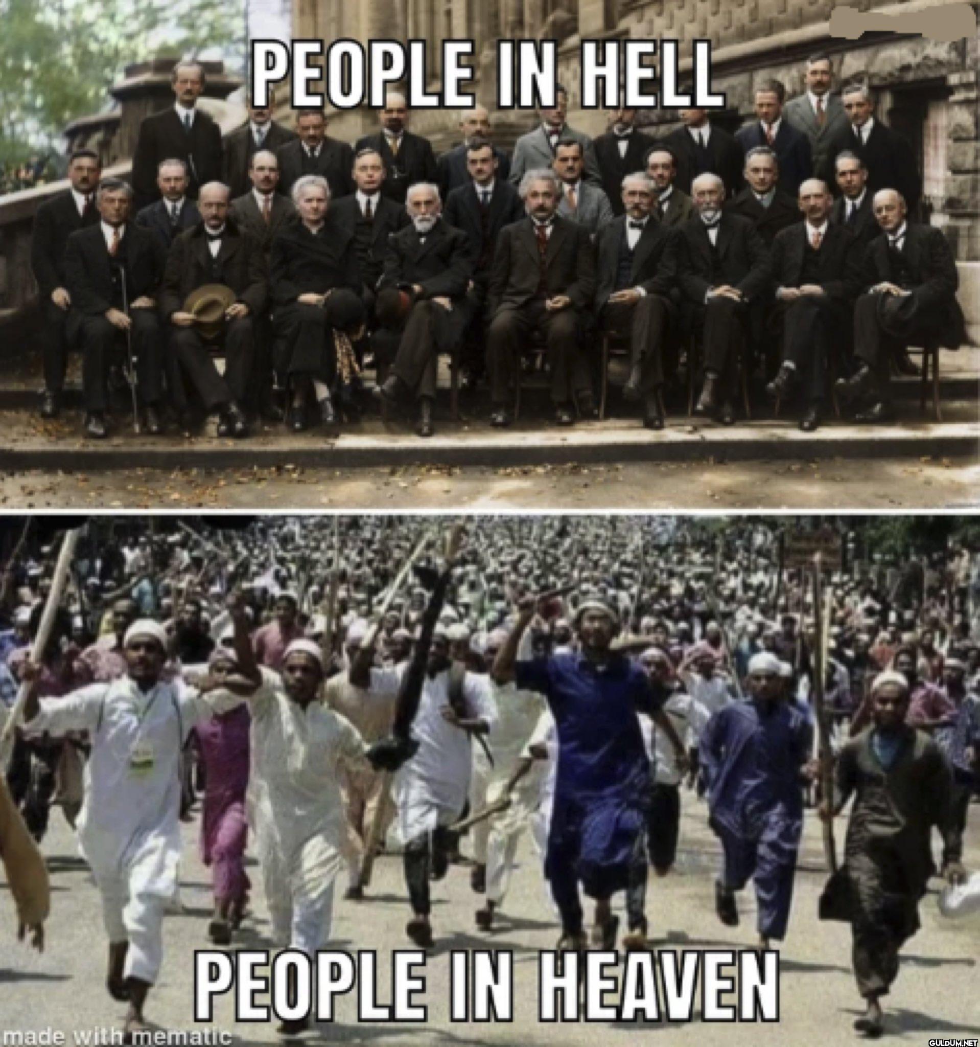 PEOPLE IN HELL PEOPLE IN HEAVEN made with mematic - Guldum.net - Caps ...