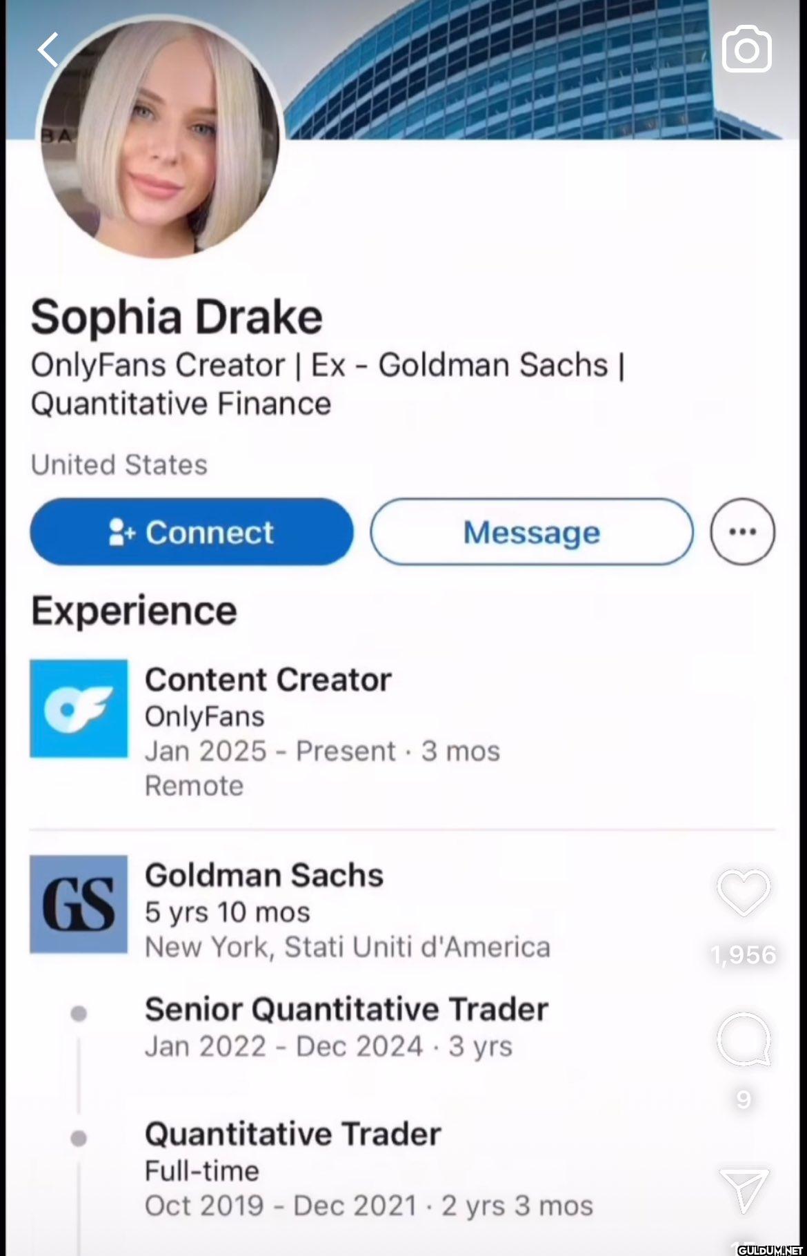 BA Sophia Drake OnlyFans Creator | Ex - Goldman Sachs | Quantitative ...