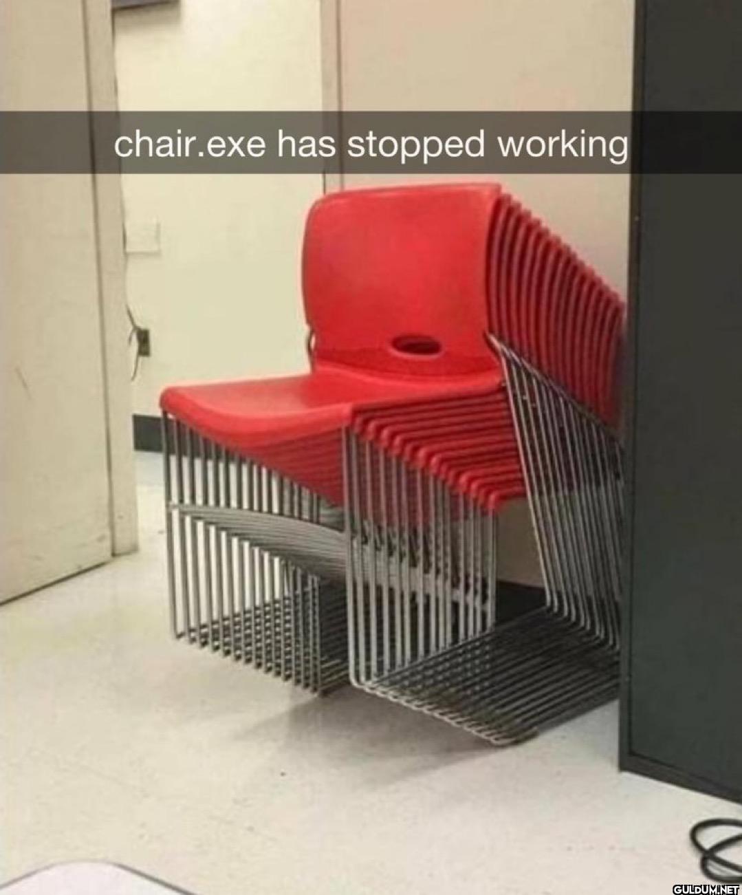 chair.exe has stopped working - Guldum.net - Caps arama motoru