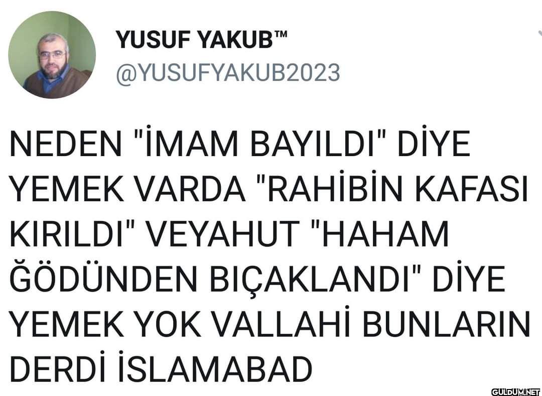 NEDEN "İMAM BAYILDI" DİYE YEMEK VARDA "RAHİBİN KAFASI KIRILDI" VEYAHUT ...
