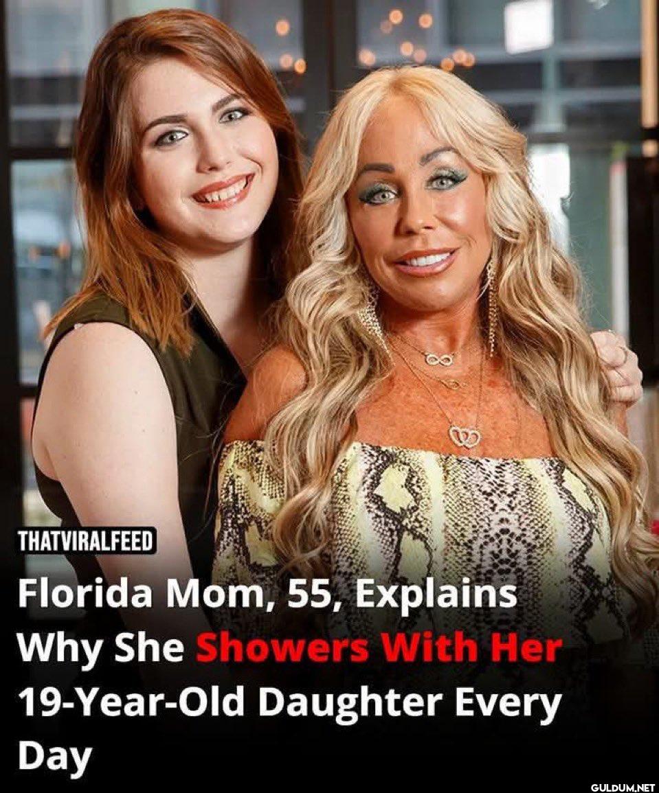 THATVIRALFEED Florida Mom, 55, Explains Why She Showers With Her 19 ...