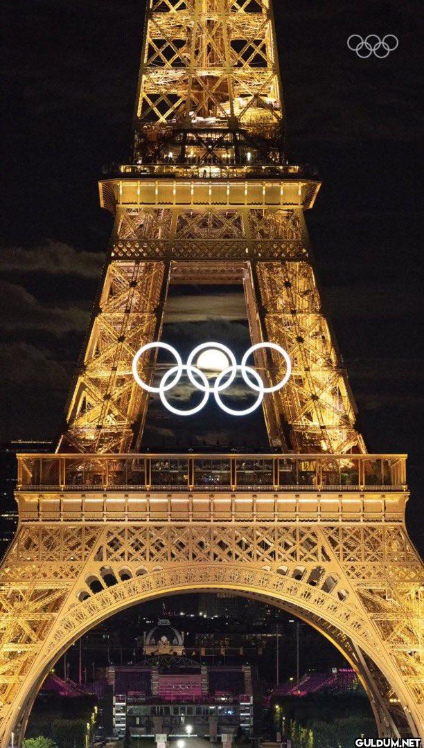 10. Greg Martin captured the full Moon rising behind the Olympic Rings ...