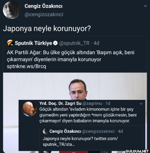 Japonya neyle korunuyor? Sputnik Türkiye @sputnik_TR. 4d AK Partili ...