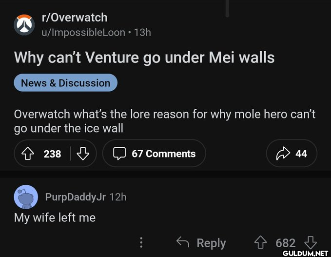 r/Overwatch u/ImpossibleLoon ⚫ 13h Why can't Venture go under Mei walls News & Discussion ...