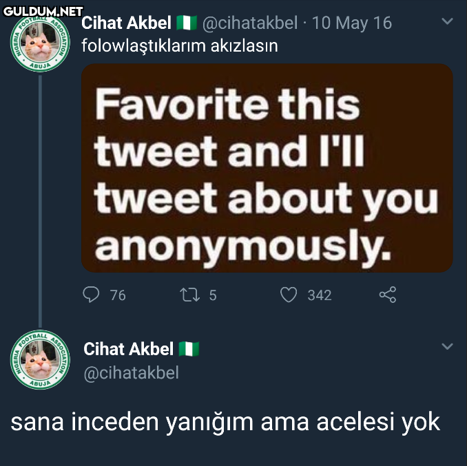 Cihat Akbel I @cihatakbel · 10 May 16 folowlaştıklarım akızlasın ...