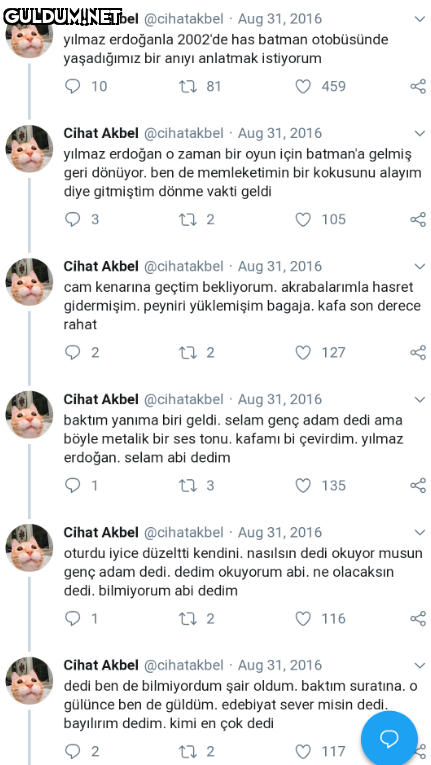 Cihat Akbel @cihatakbel · Aug 31, 2016 yılmaz erdoğanla 2002'de has ...