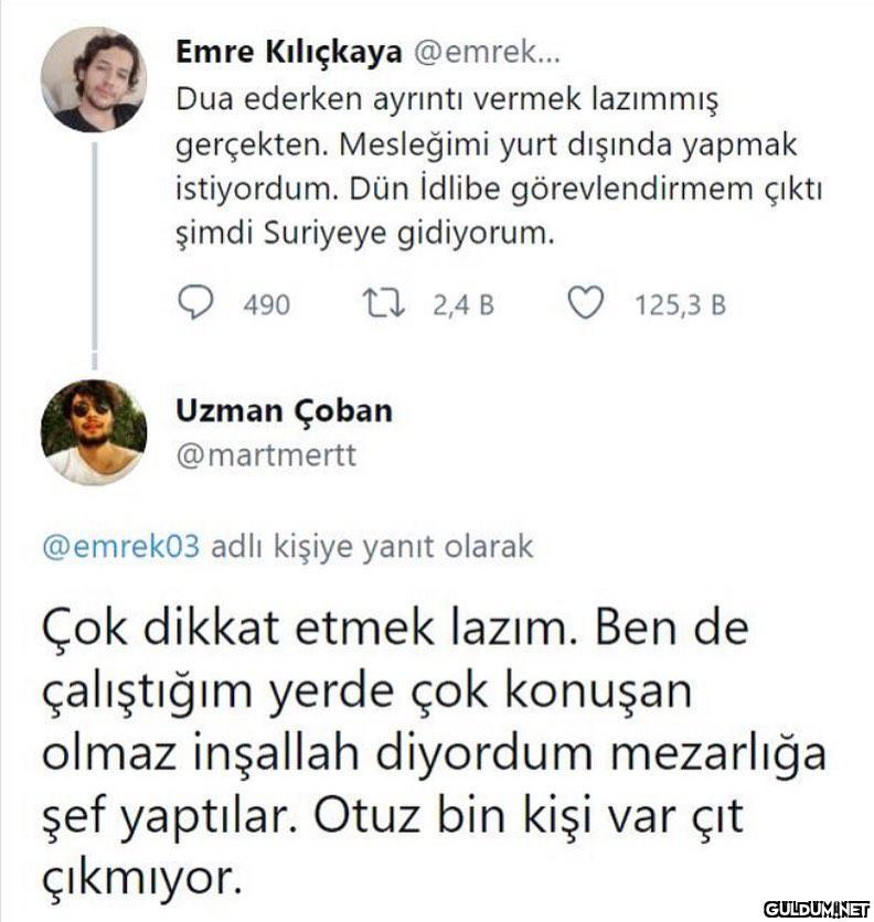 Sksjsjshshshshshdhs Emre Kılıçkaya @emrek... Dua ederken ayrıntı vermek ...