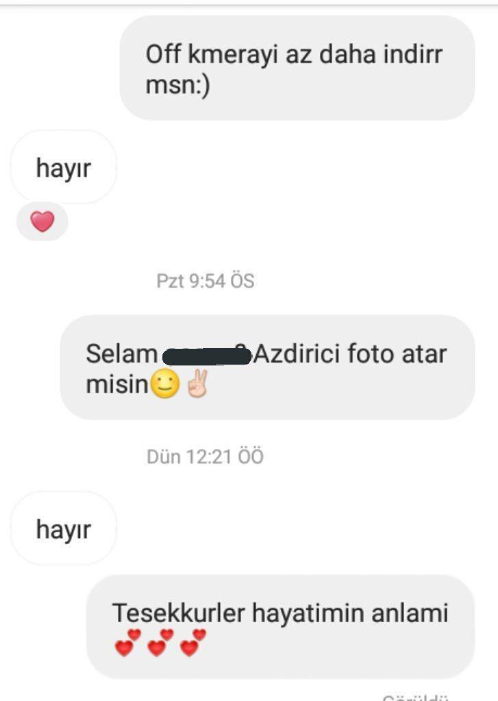 Off kmerayi az daha indirr msn:) hayır Pzt 9:54 ÖS Selam Azdirici foto ...