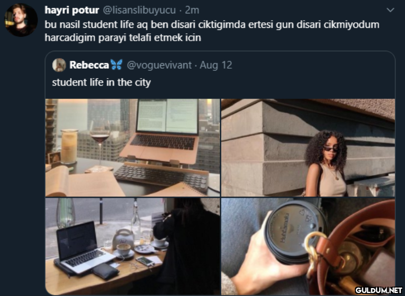 hayri potur @lisanslibuyucu · 2m bu nasil student life aq ben disari ...