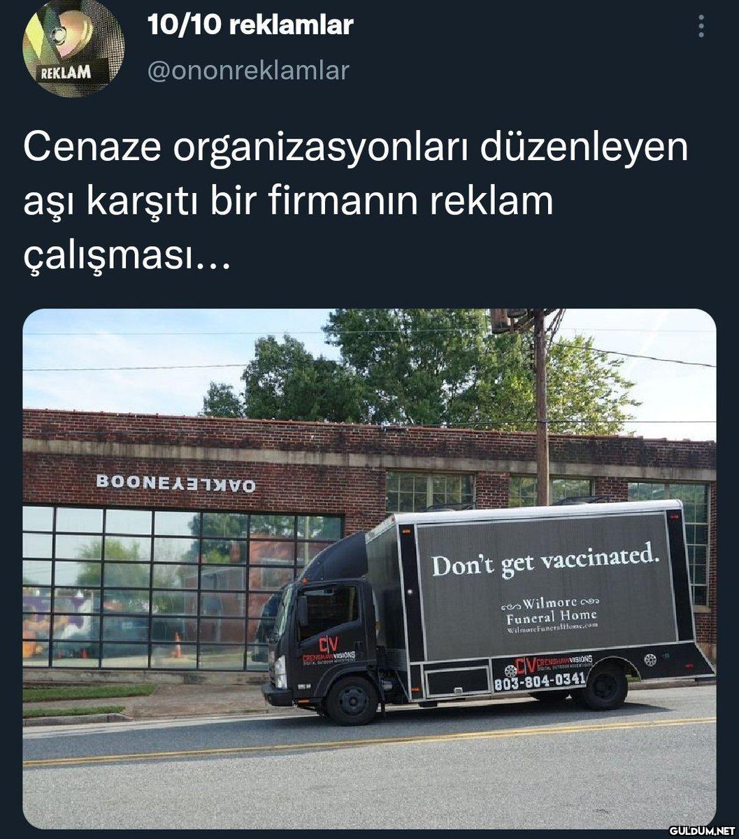 10/10 reklamlar REKLAM @ononreklamlar Cenaze organizasyonları ...