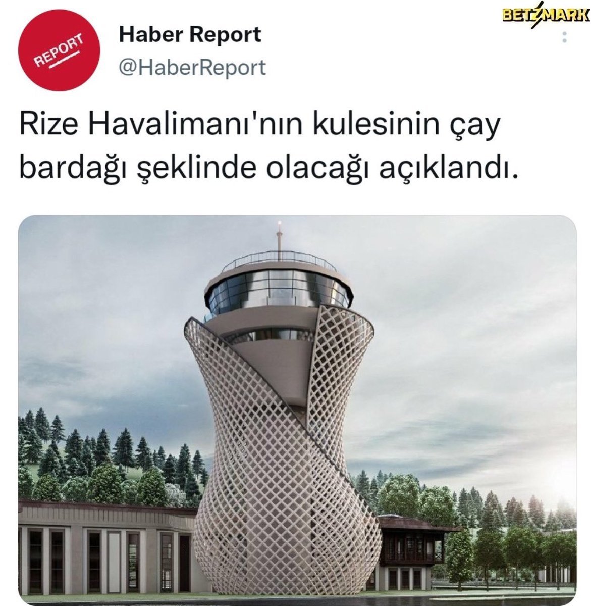 Haber Report BETMARK REPORT @HaberReport Rize Havalimanı'nın kulesinin ...