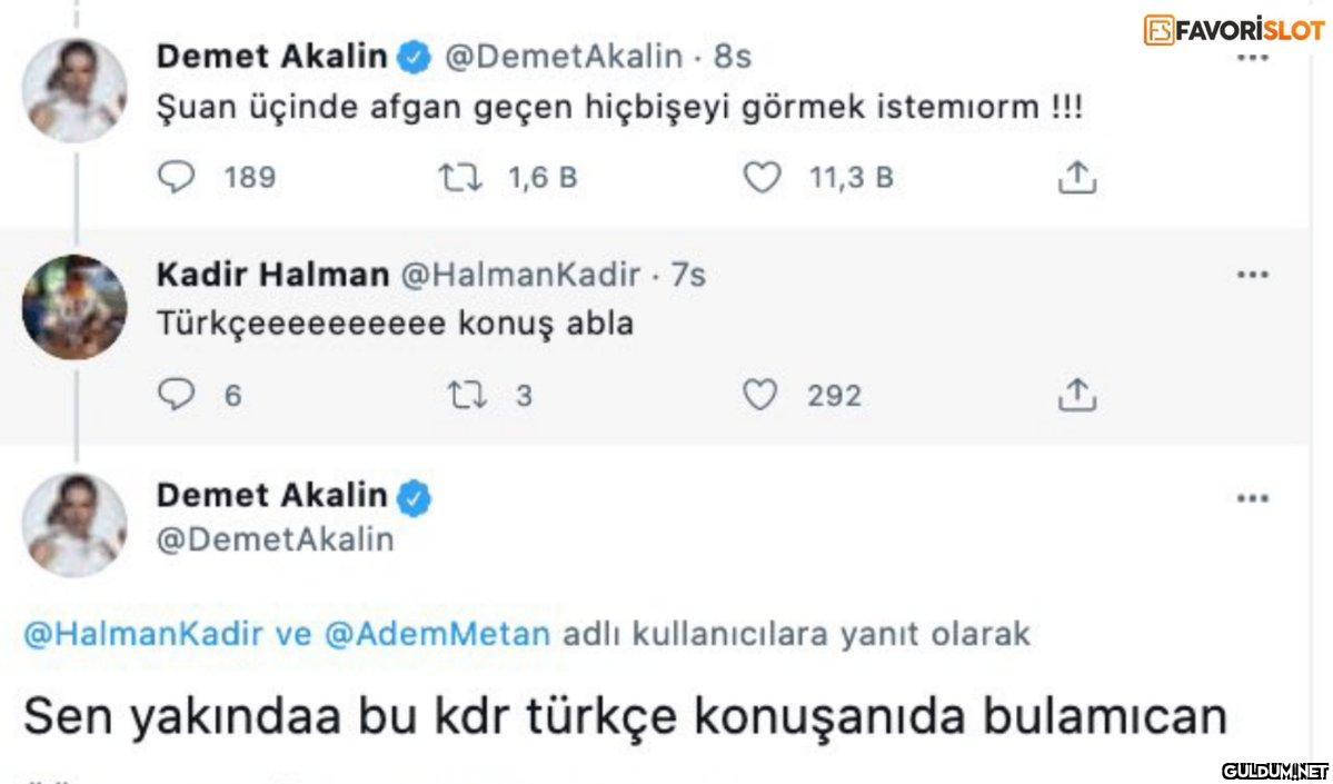 Demet abla o kadar haklısın ki https://t.co/XILXD3bRL0 BFAVORİSLOT Demet Akalin @DemetAkalin 8s ...