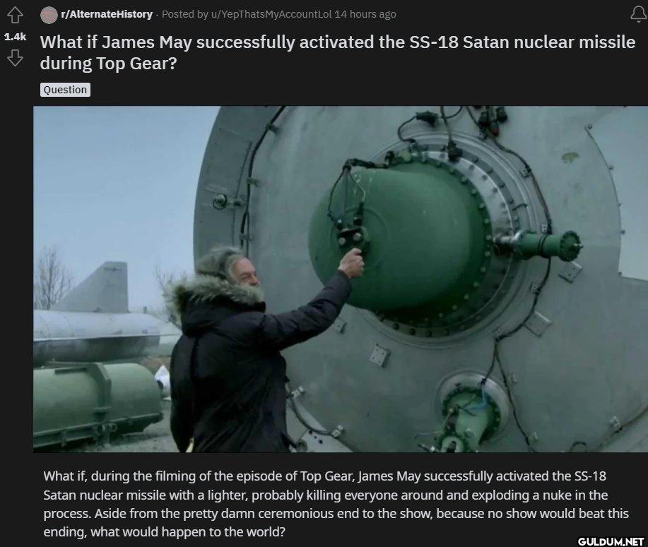 r/Alternate History Posted by u/YepThatsMyAccountLol 14 hours ago What ...