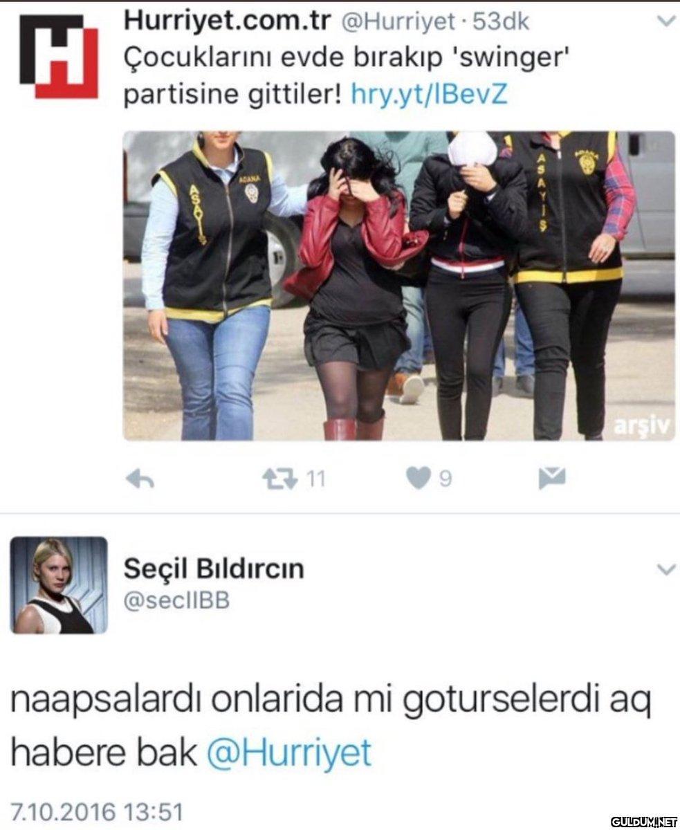 Hurriyet.com.tr @Hurriyet · 53dk H Çocuklarını evde bırakıp 'swinger ...