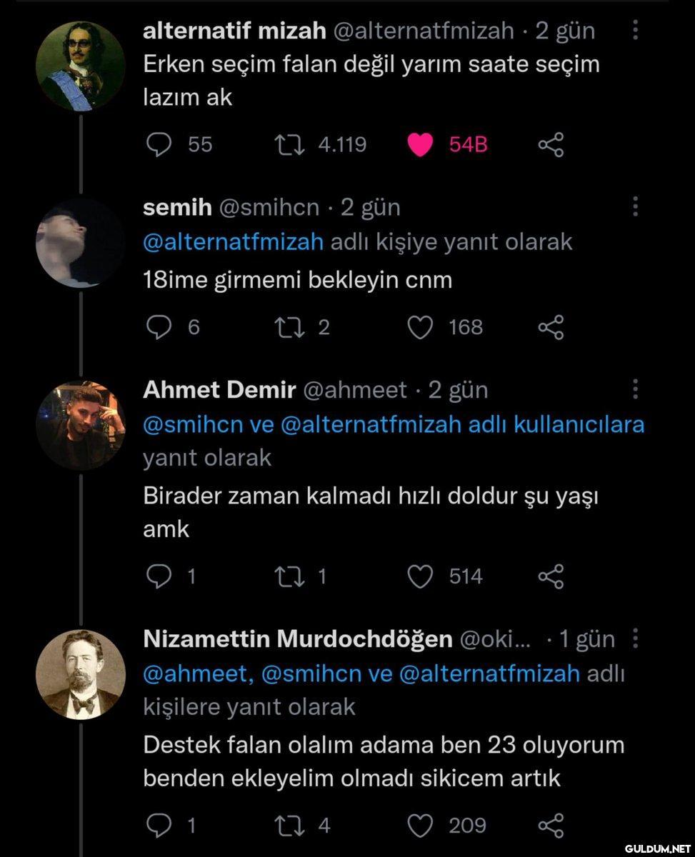 Durun https://t.co/qytdzJwPkQ alternatif mizah @alternatfmizah. 2 gün ...