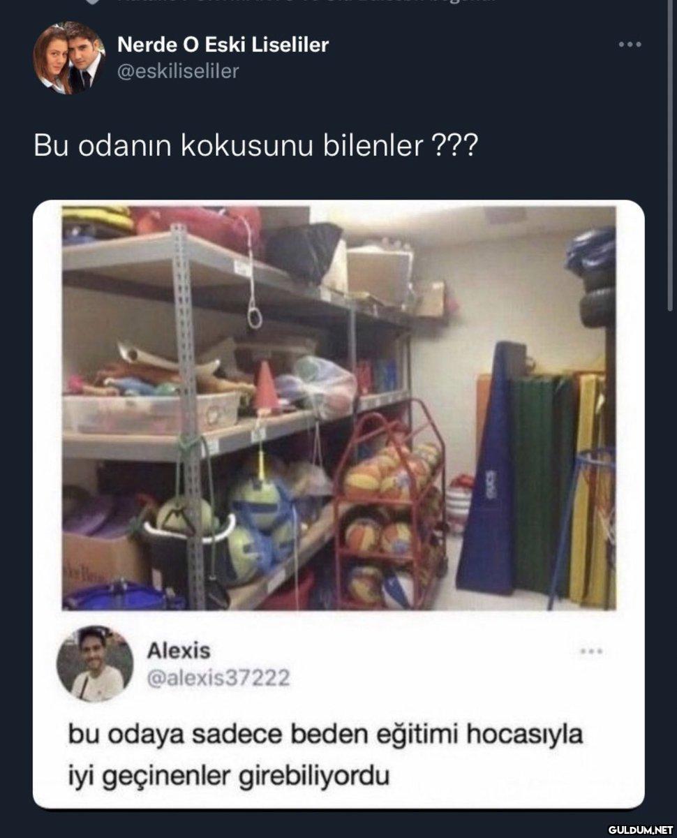 Nerde O Eski Liseliler @eskiliseliler Bu odanın kokusunu bilenler ...