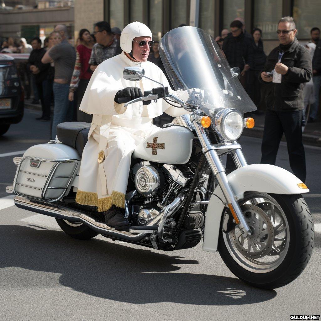 motor pope, papa motor suruyor you heard of the pope mobile, i raise ...