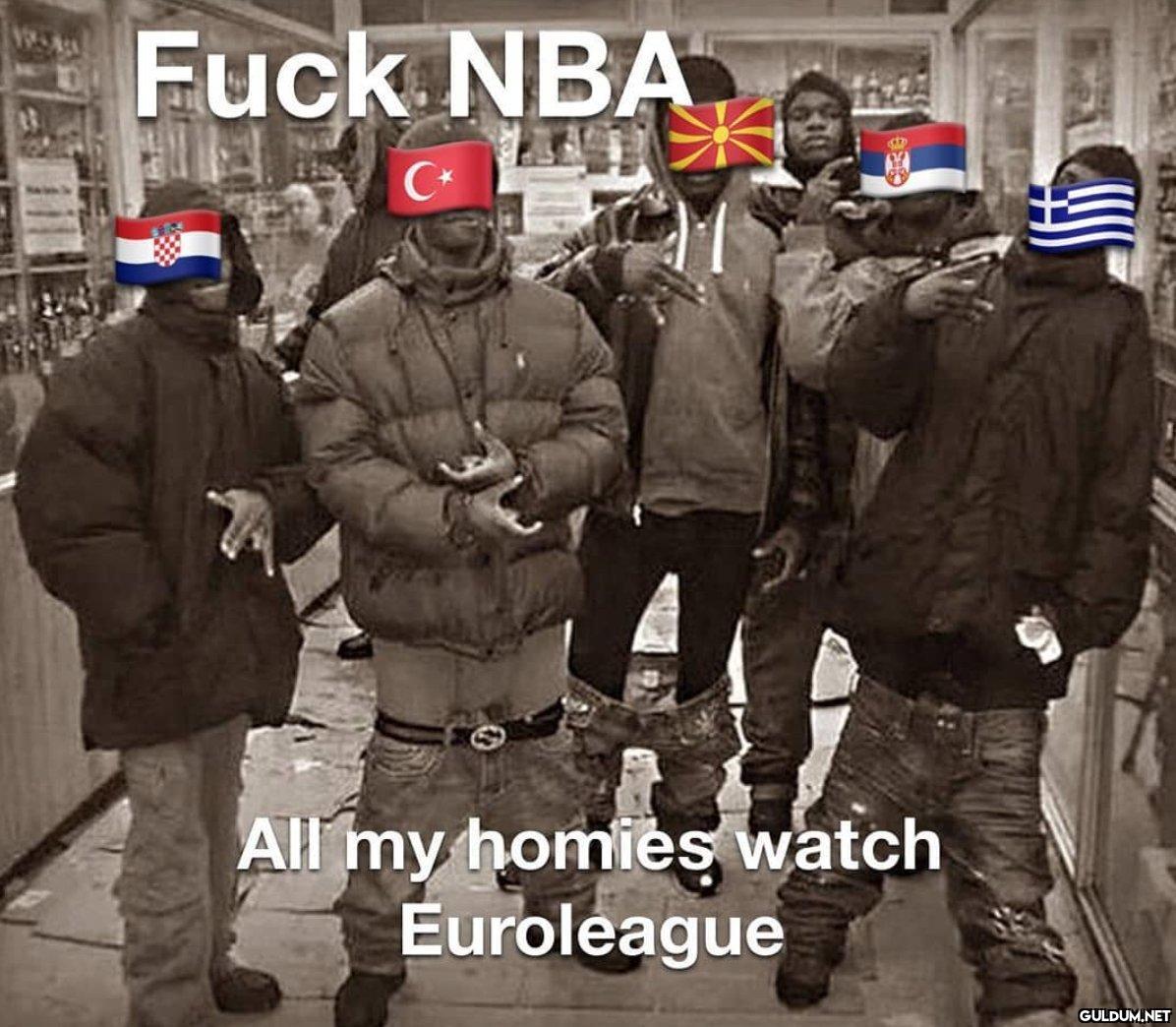 https://t.co/5qodnPhj91 Fuck NBA K All my homies watch Euroleague ...
