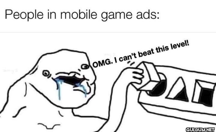 https://t.co/lDAsFfWKZT People in mobile game ads: OMG. I can't beat ...