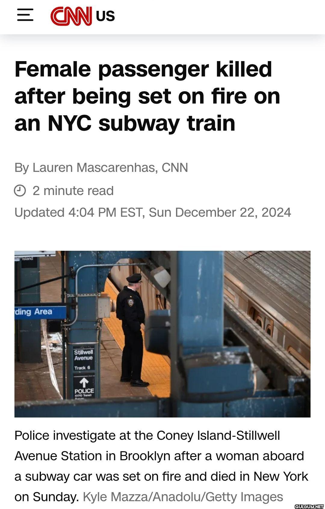 Bro wth is going on with these NYC trains = CAN US Female passenger killed after being set on ...