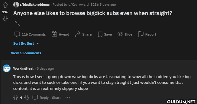 r/bigdickproblems. Posted by u/Key_Award_5286 5 days ago 116 Anyone else likes to browse bigdick ...