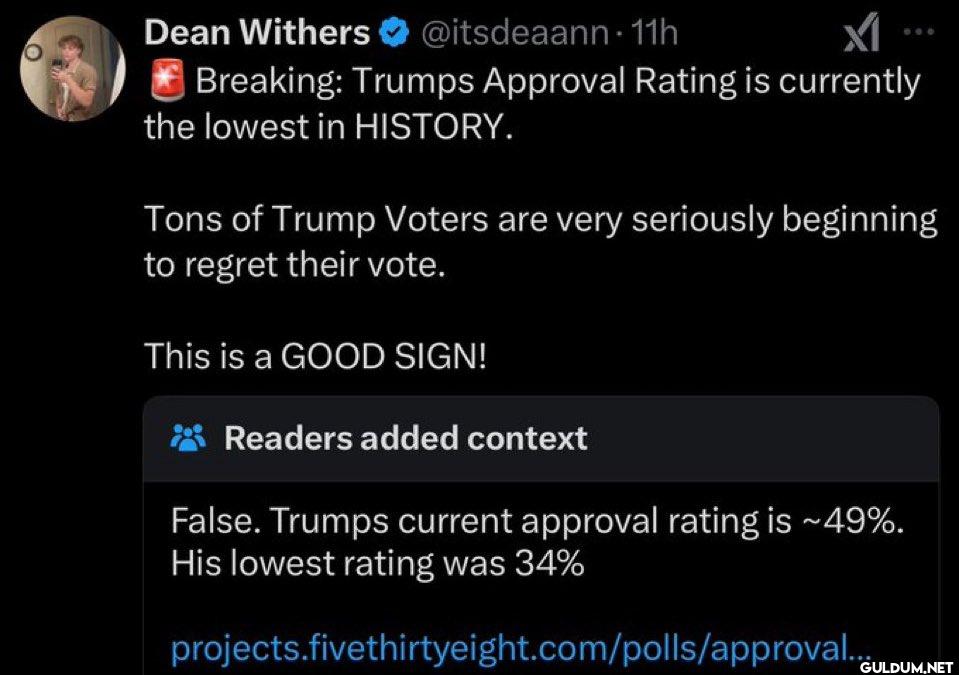 Community notes never fails. Dean Withers @itsdeaann. 11h Breaking ...