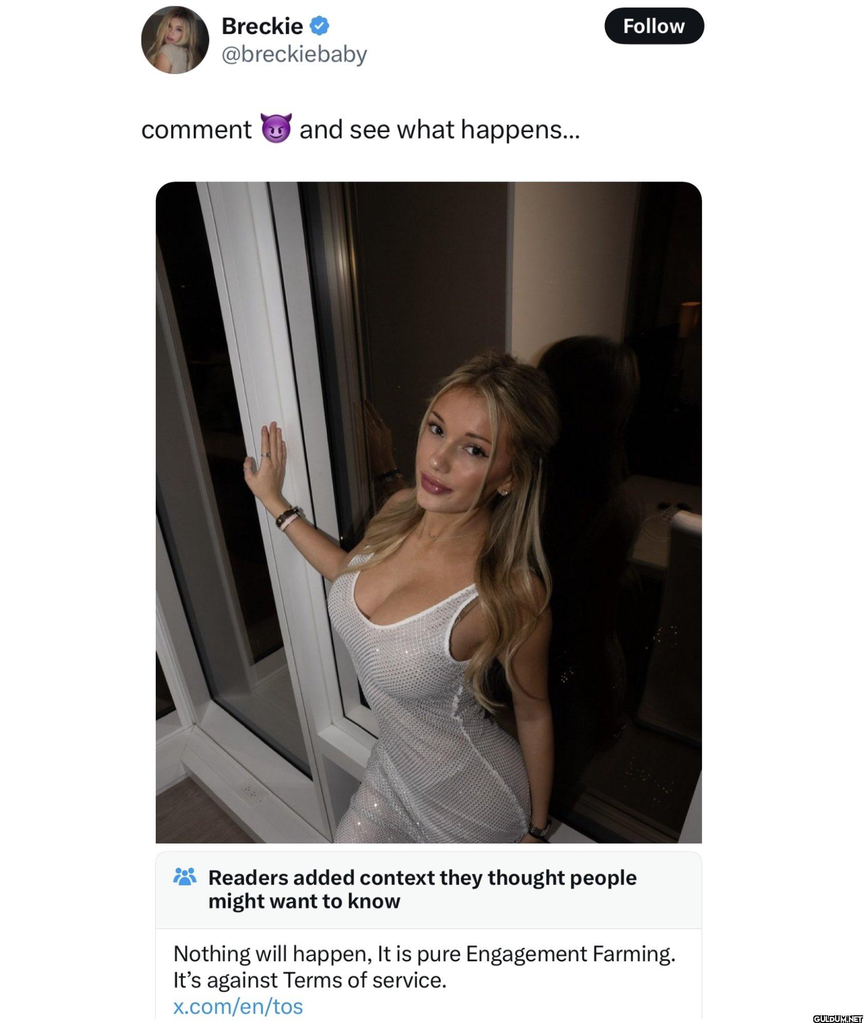 comment and see what happens... Follow Readers added context they ...