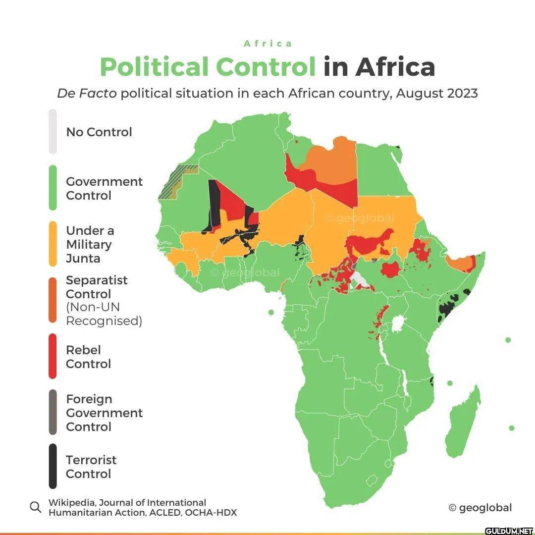 Political Control in Africa Africa Political Control in Africa De Facto ...