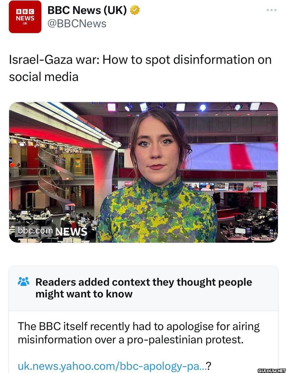 That's gotta sting. BBC NEWS UK BBC News (UK) @BBCNews 600 Israel-Gaza war: How to spot ...