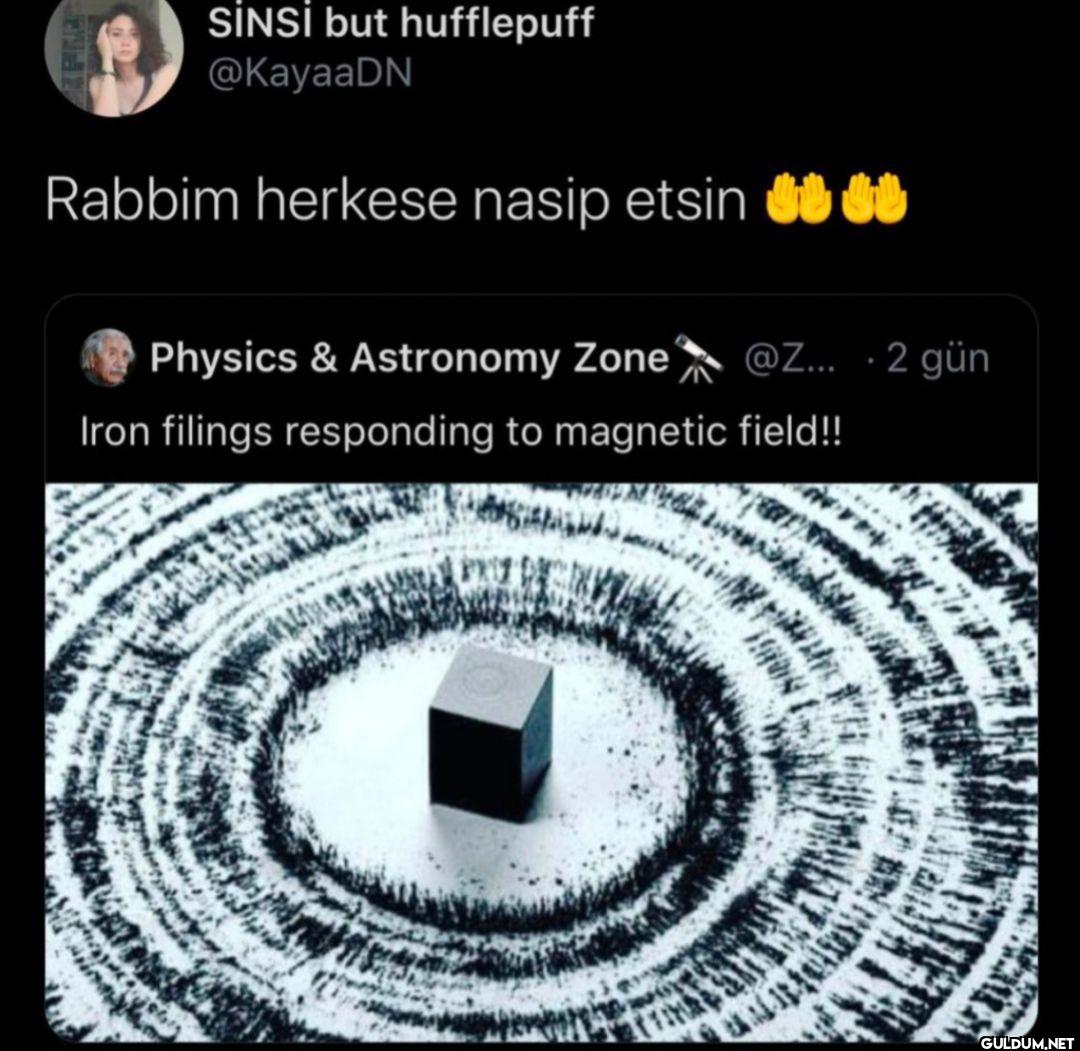 Rabbim herkese nasip etsin Ut Physics & Astronomy Zone@Z... 2 gün Iron ...
