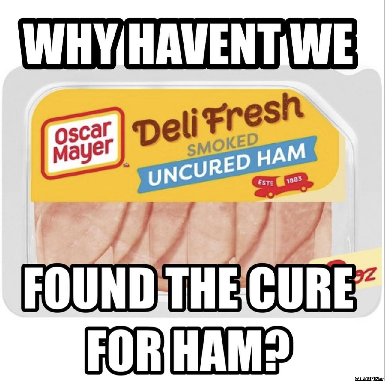 WHY HAVENT WE Oscar Mayer Deli Fresh SMOKED UNCURED HAM ESTO 1883 FOUND ...