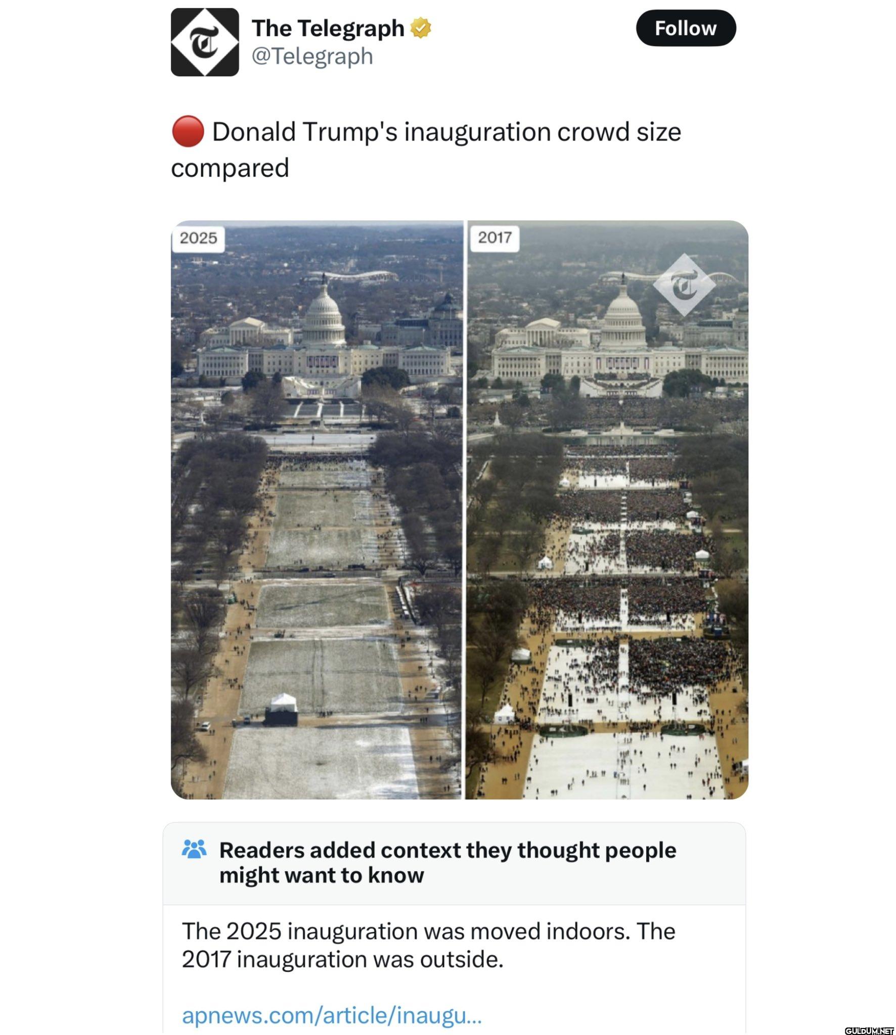 Community Notes FTW 🔥 T The Telegraph @Telegraph Follow Donald Trump's ...
