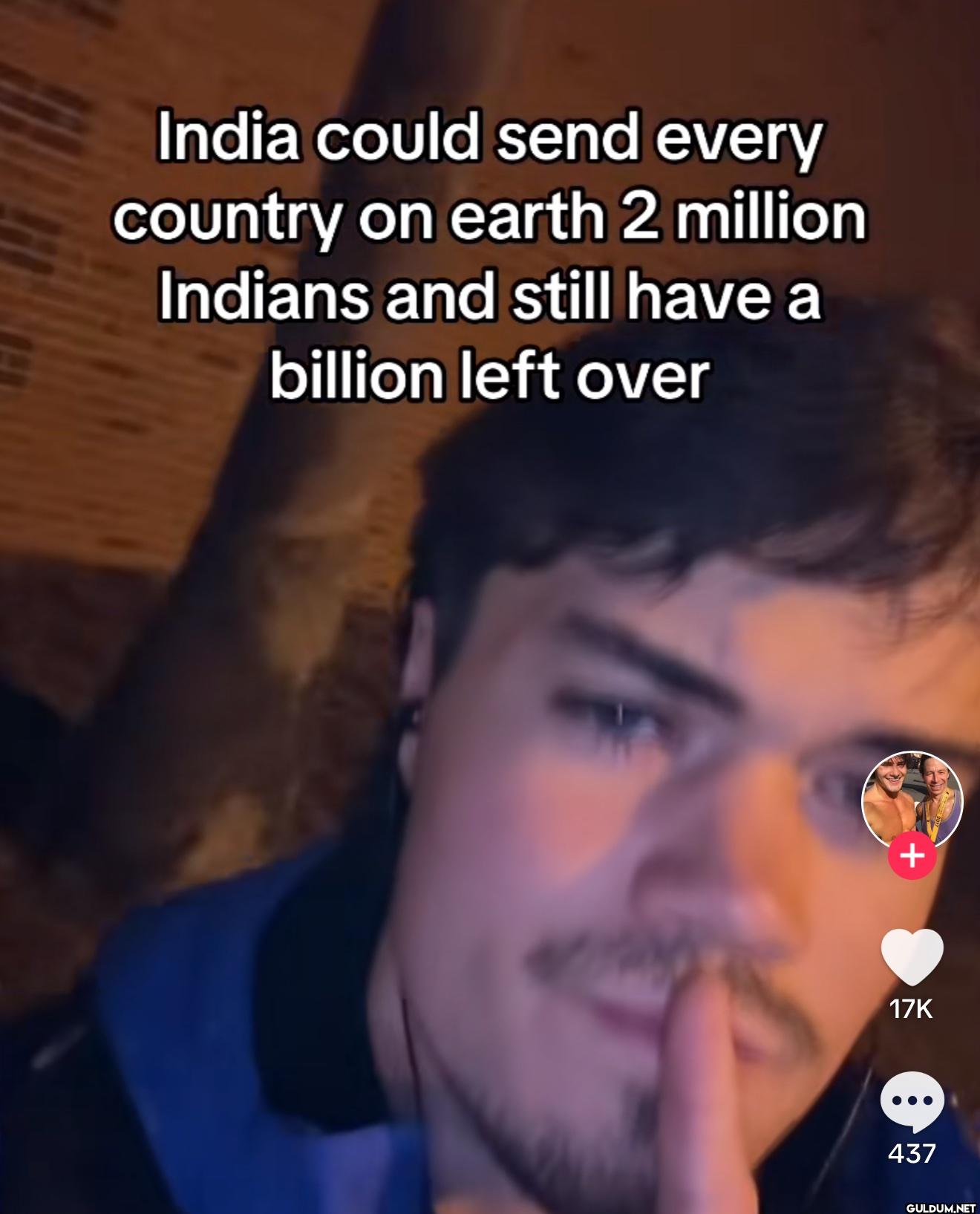 India could send every country on earth 2 million Indians and still ...