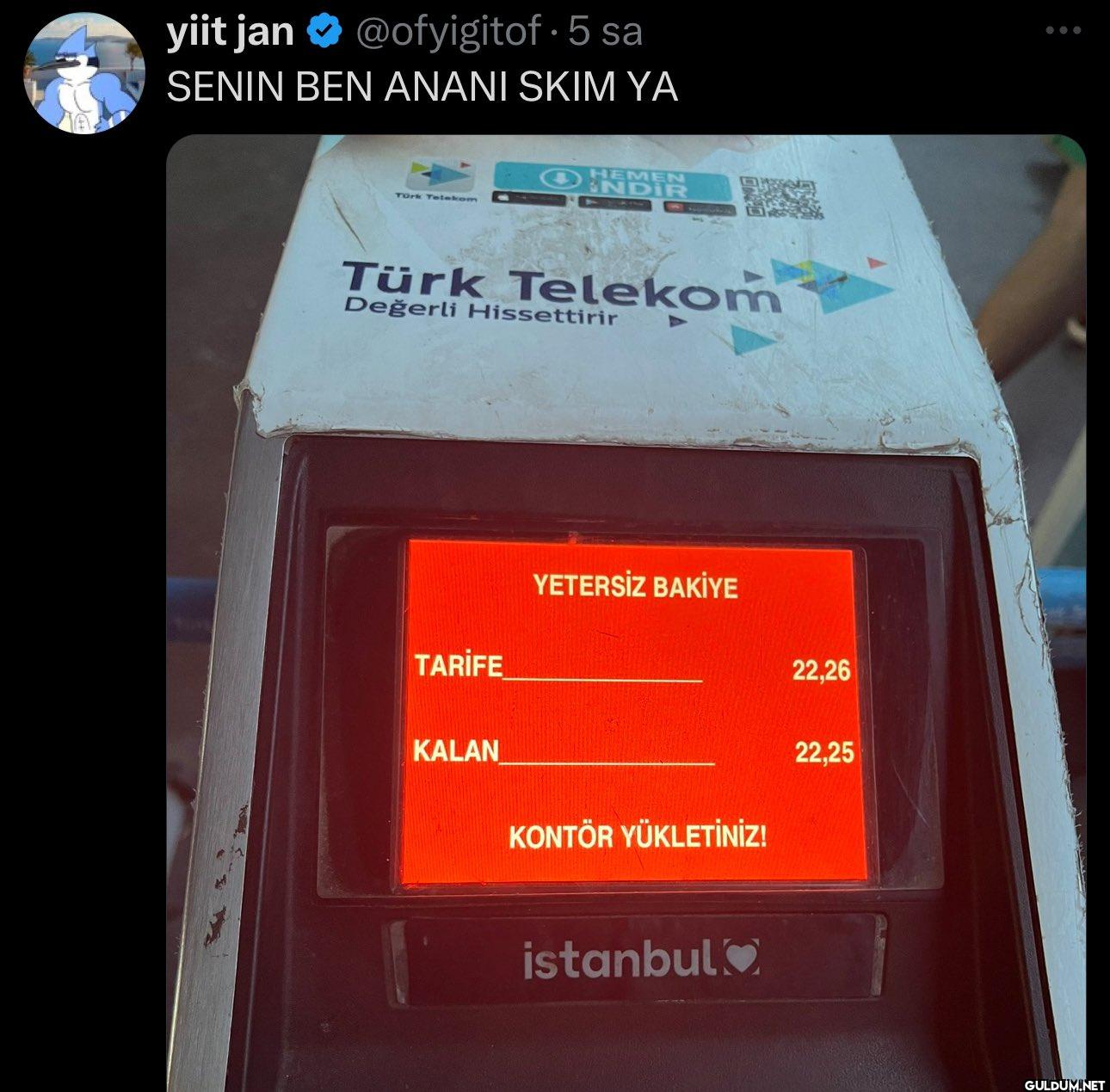 5 sa SENIN BEN ANANI SKIM YA Türk Telekom ONDIR HEMEN Türk Telekom ...