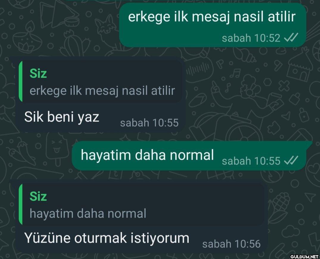 çok normalmiş erkege ilk mesaj nasil atilir Siz erkege ilk mesaj nasil ...