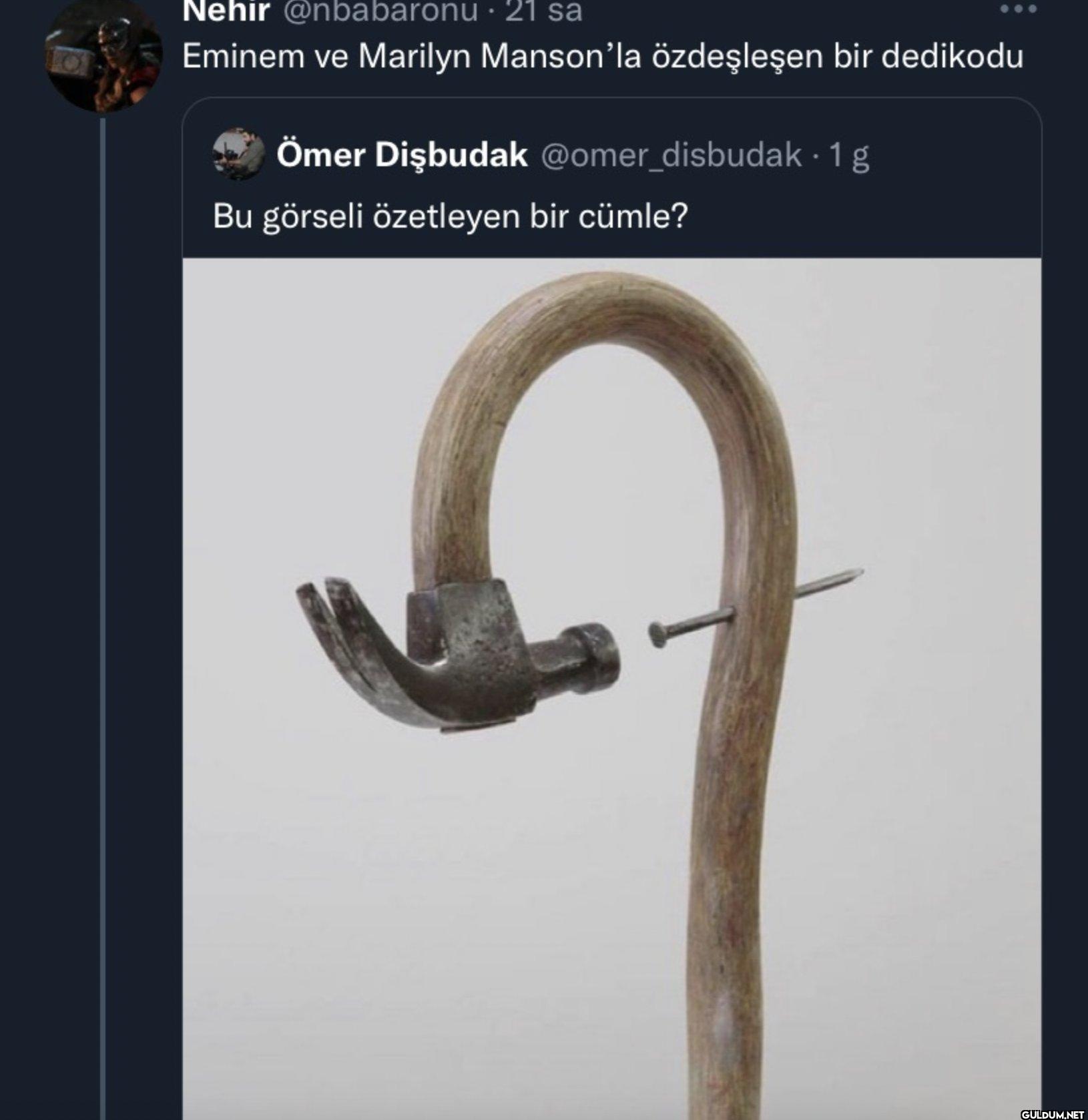 · 21 sa Eminem ve Marilyn Manson'la özdeşleşen bir dedikodu Ömer ...