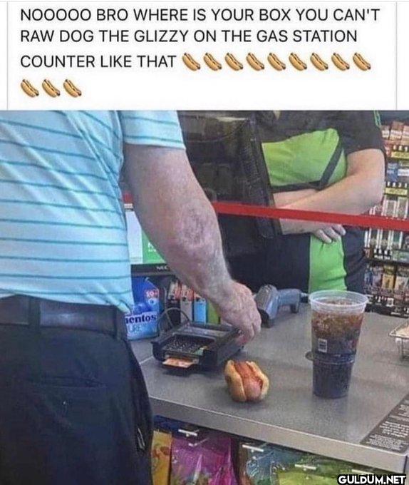NOOOOO BRO WHERE IS YOUR BOX YOU CAN'T RAW DOG THE GLIZZY ON THE GAS ...