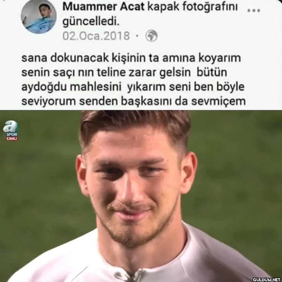 a SPOR CANLI Muammer Acat kapak fotoğrafını güncelledi. 02.Oca.2018 sana dokunacak kişinin ta ...