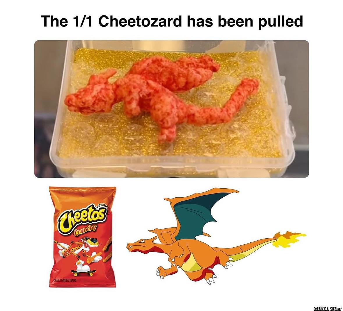 cheetozard The 1/1 Cheetozard has been pulled Cheetos Crunchy CHEESE ...