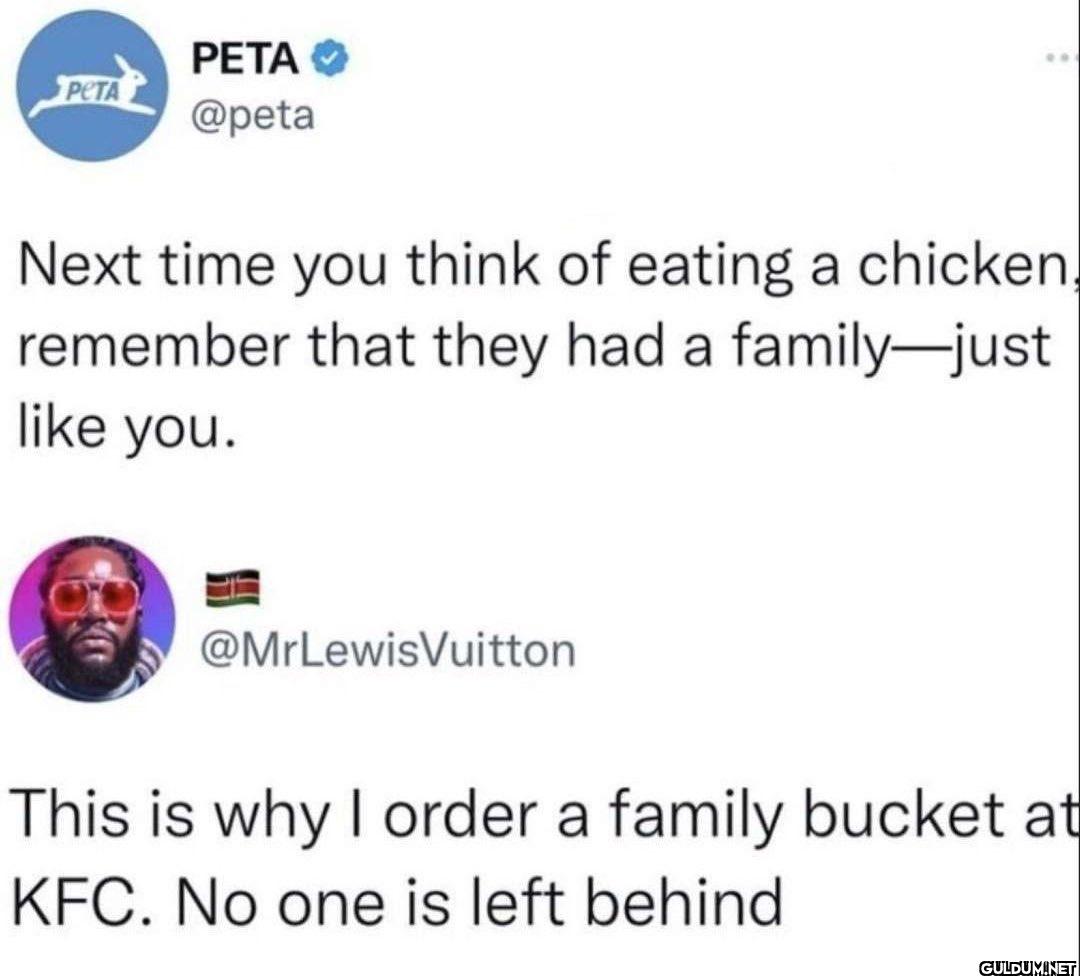 Next time you think of eating a chicken, remember that they had a ...