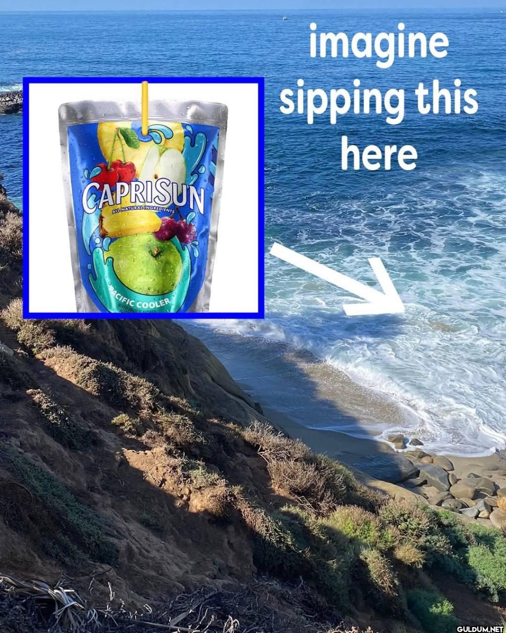 CAPRISUN ALL NATURAL INGREDIENTS ACIFIC COOLER imagine sipping this ...