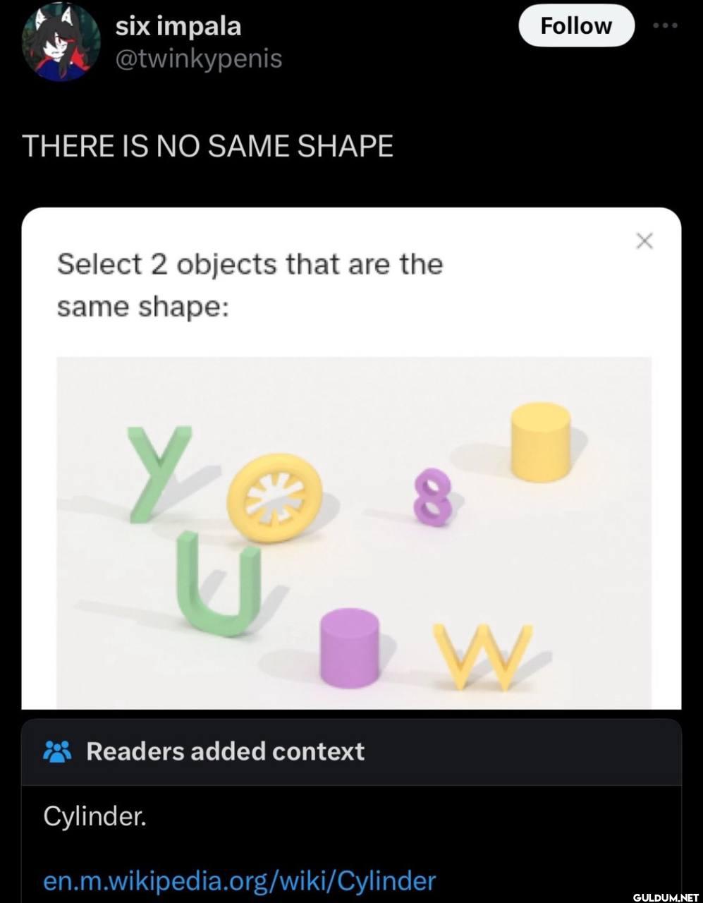 THERE IS NO SAME SHAPE Select 2 objects that are the same shape: Follow 8 Readers added context ...