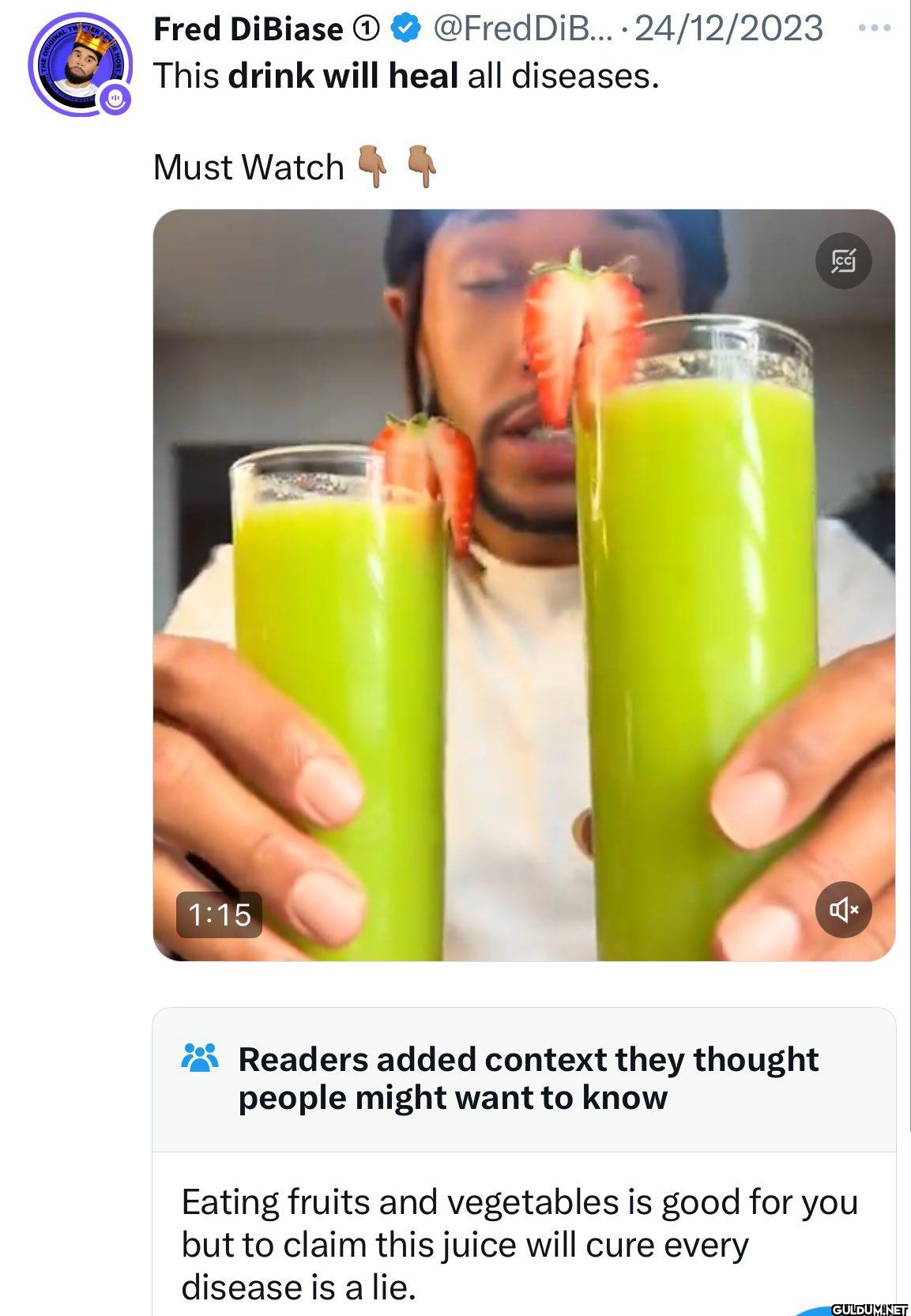 DiB... 24/12/2023 . This drink will heal all diseases. Must Watch 4 1: ...