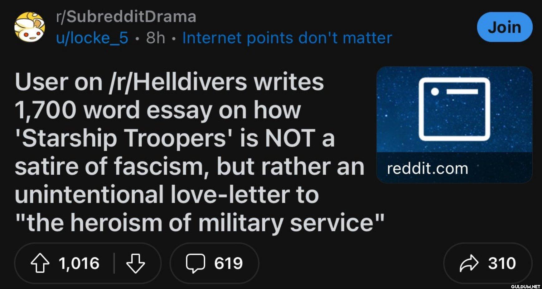 oh my god r/SubredditDrama u/locke_5.8h ⚫ Internet points don't matter ...