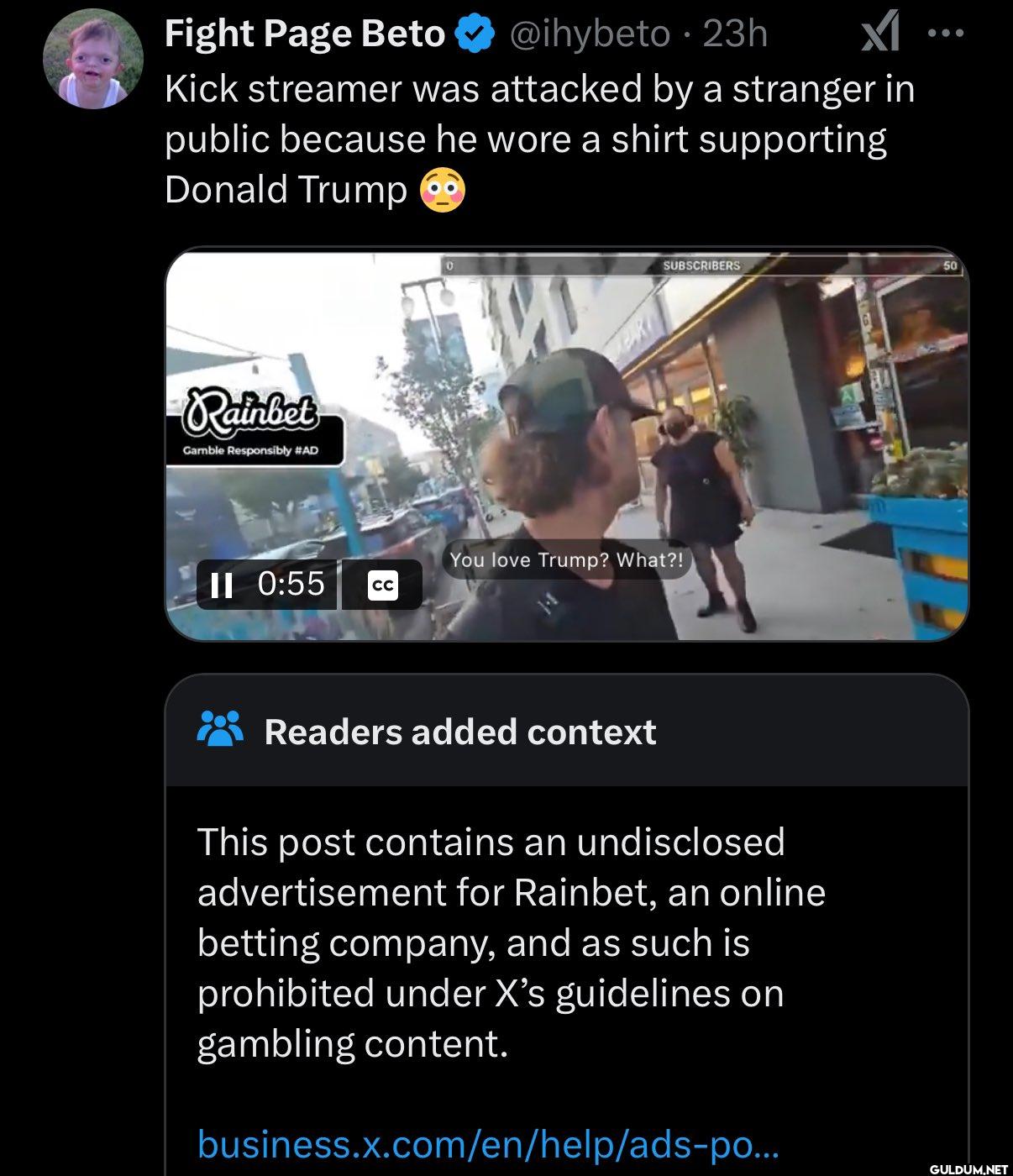 - 23h Kick streamer was attacked by a stranger in public because he ...