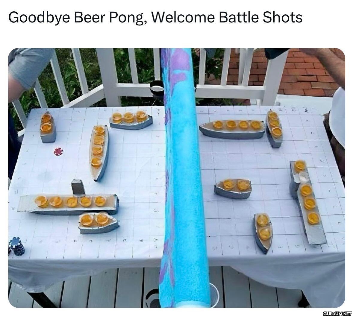 Goodbye Beer Pong, Welcome Battle Shots 40 600 - Guldum.net - Caps ...