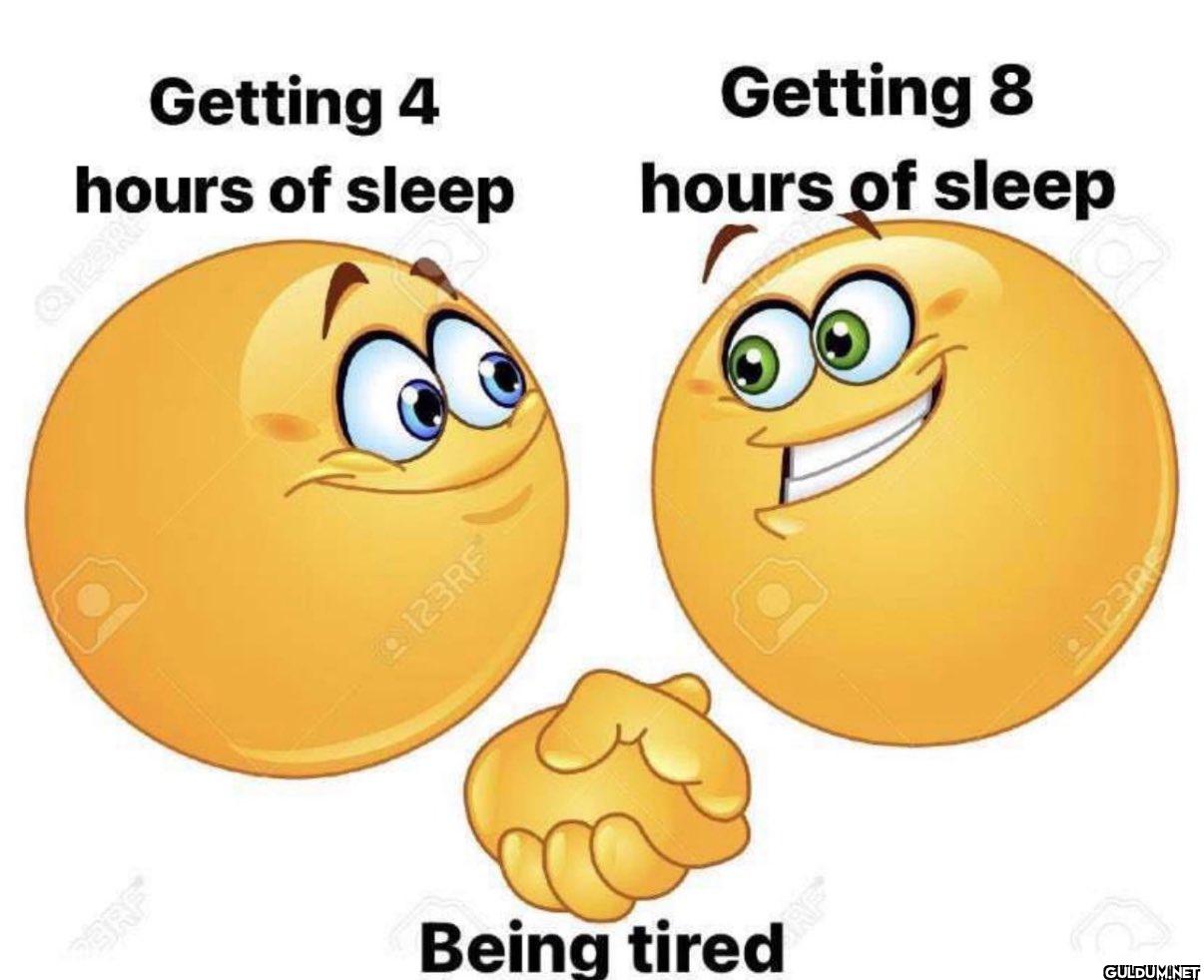 Every time. Getting 4 hours of sleep Q123R ORF 123RF Being tired ...